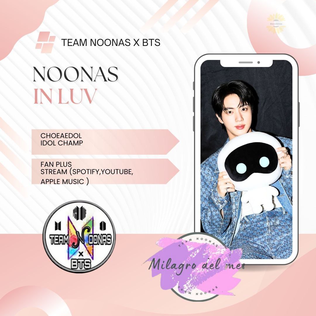 Somos Noonas in │ BTS Jin Community │ CHOEAEDOL