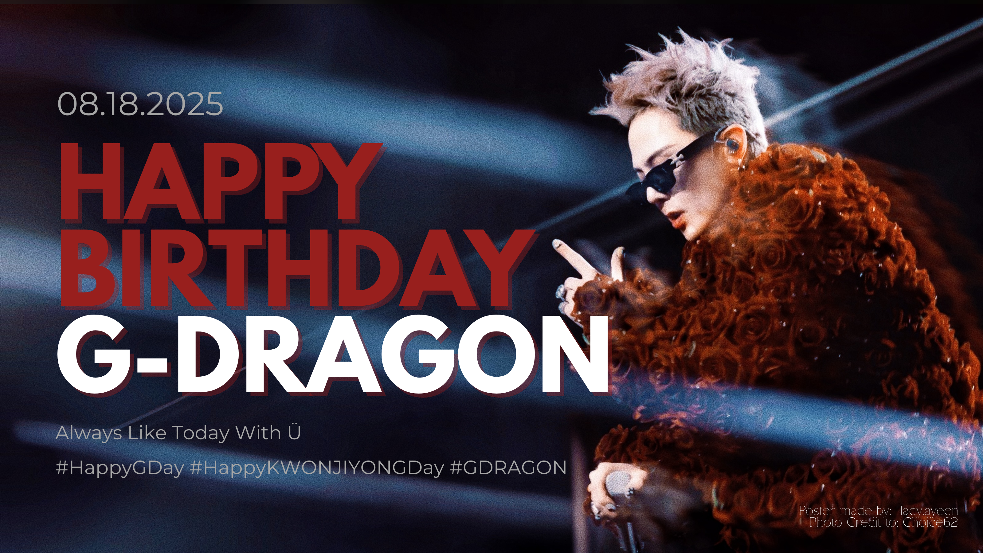 HAPPY BIRTHDAY, │ BIGBANG G-DRAGON Community │ CHOEAEDOL